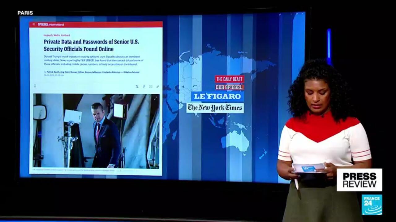 Der Spiegel report: Private data and passwords of top Trump officials found online - Press ...